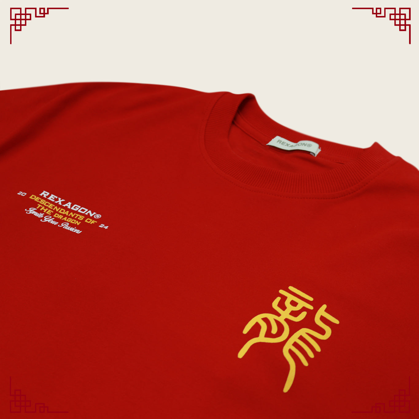 Sky Dragon Tee - Red